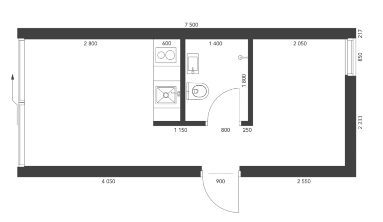 Anneks med 2 værelser og bad fra Add a Room - Add a Room